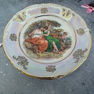 New Vintage Porcelain Dessert Plates Madonna GDR - Etsy