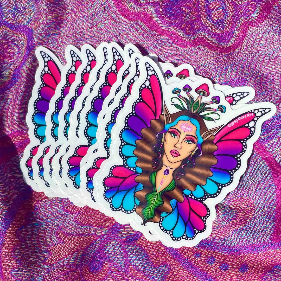 Fairy Vinyl Sticker - Etsy