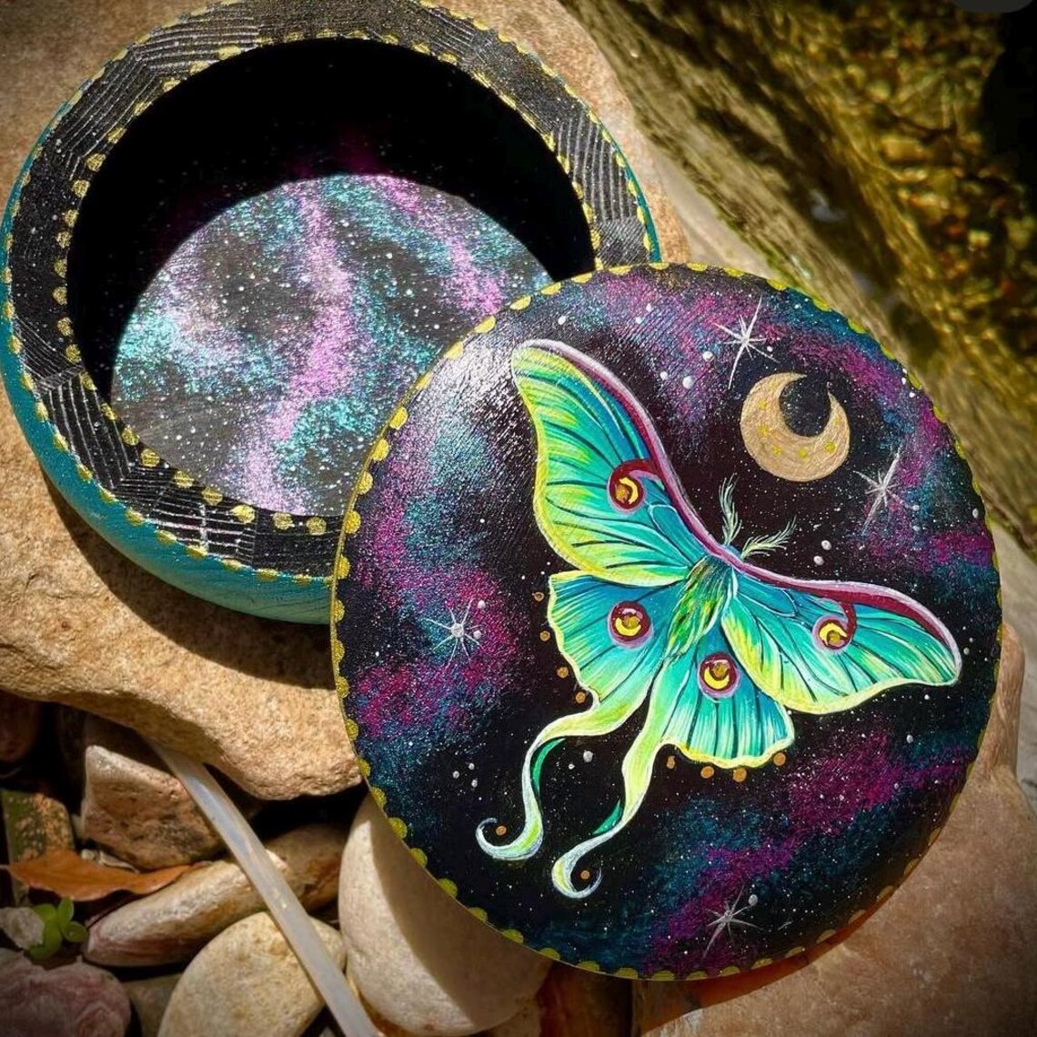 Luna Moth Jewelry Box - Etsy