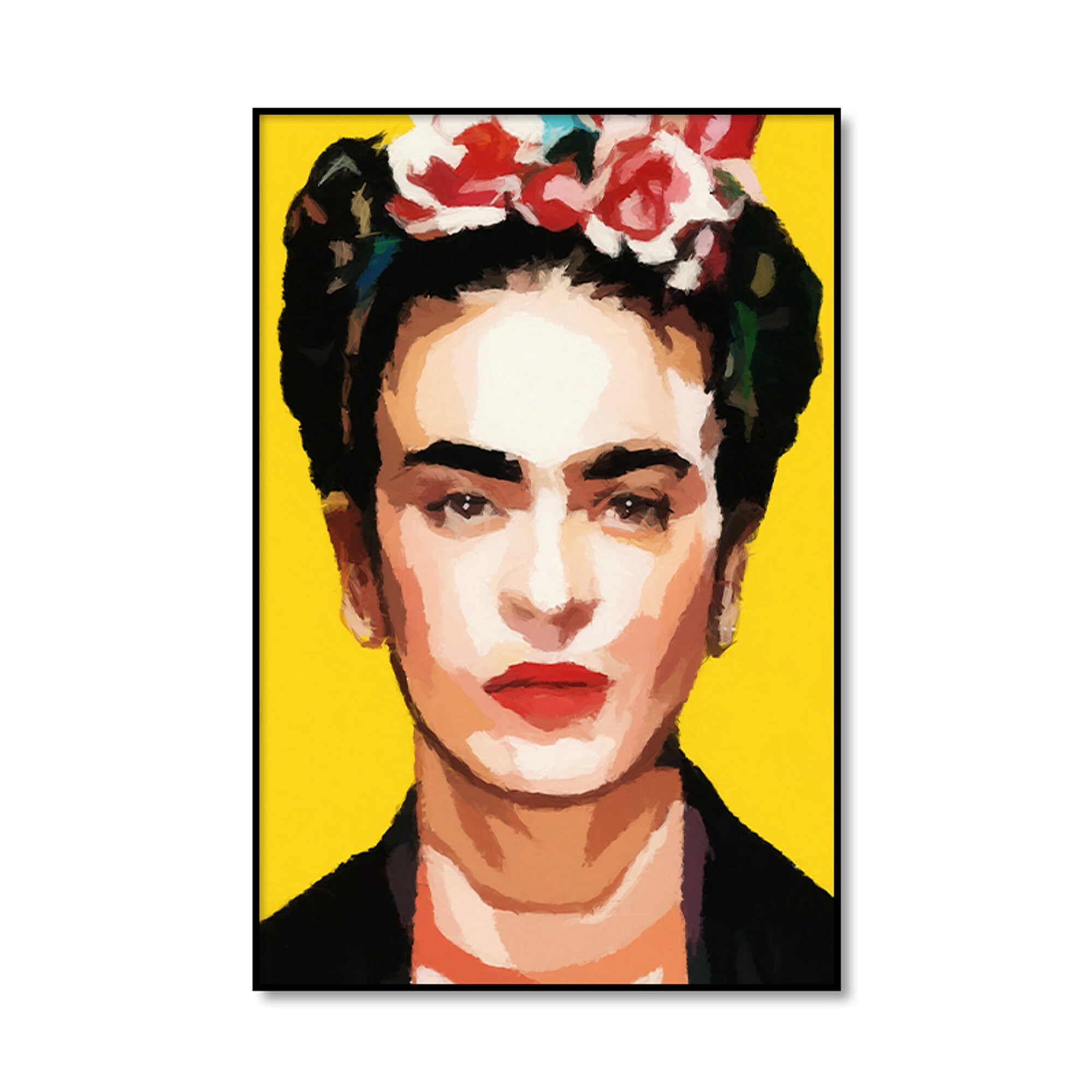 Frida Kahlo Poster Feminist Artwork Frida Kahlo Portrait Etsy