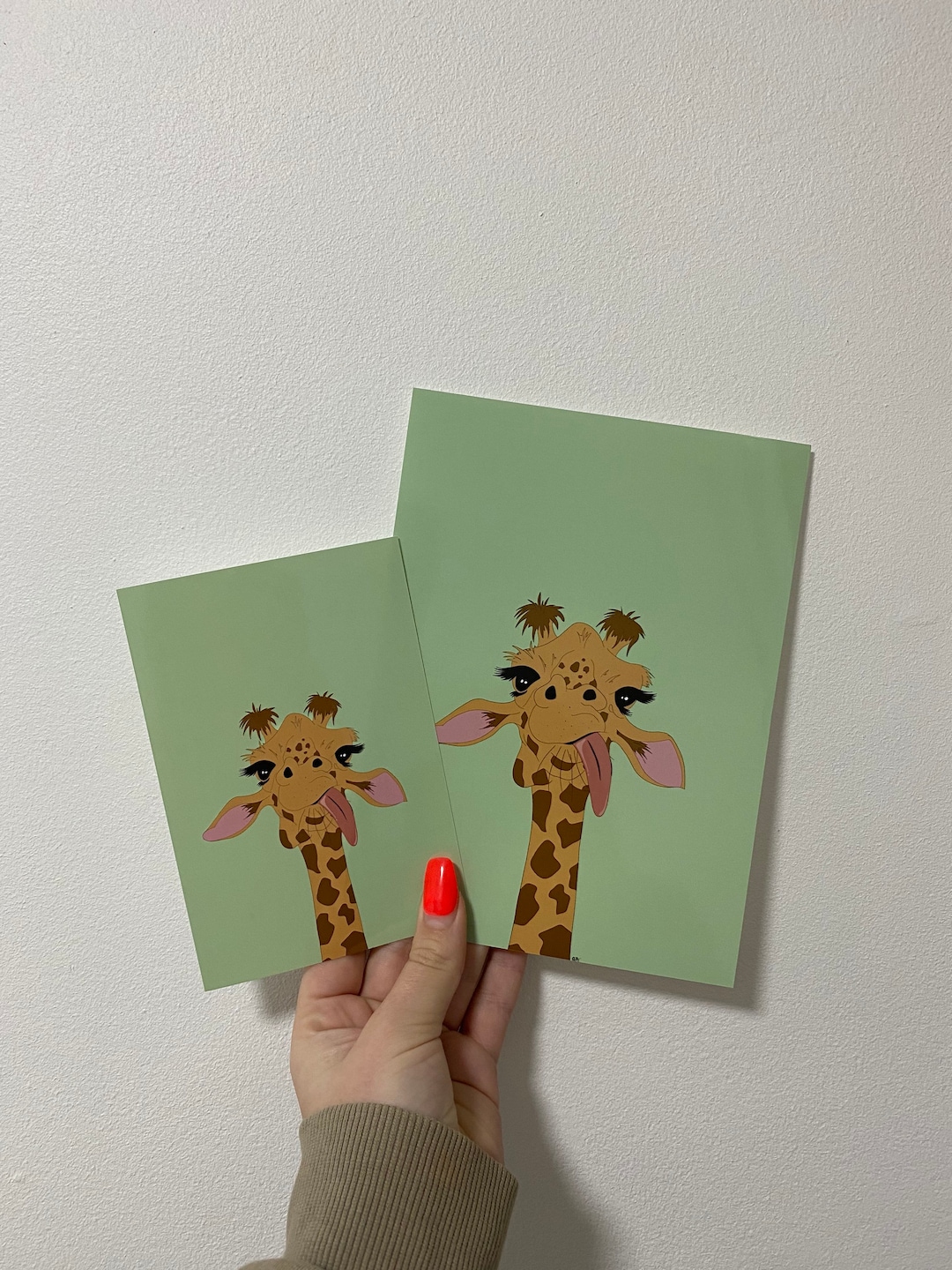 Giraffe Print - Etsy
