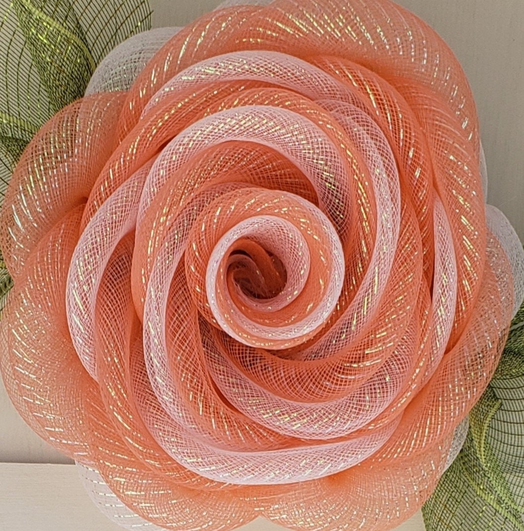 Mesh Rose Door Hanger - Etsy
