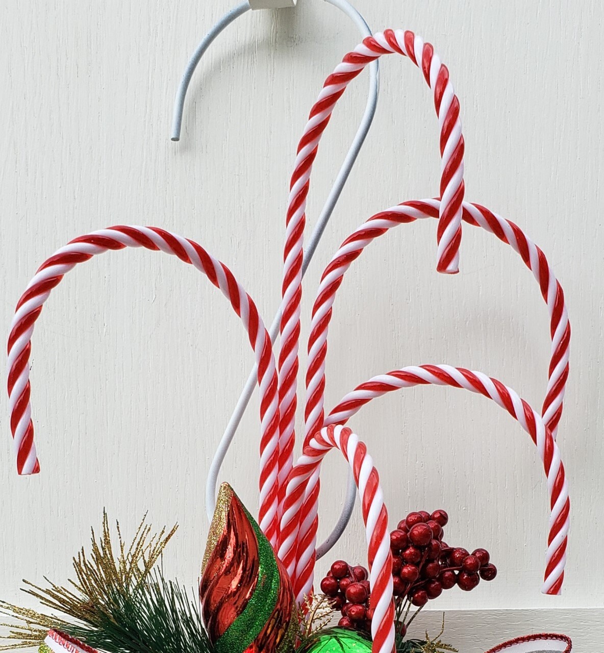 Candy Cane Door Hanger Christmas Door Decor Holiday Decor - Etsy