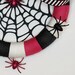 Spider Web Wreath Door Hanger Wall Hanging Decor Dorm - Etsy