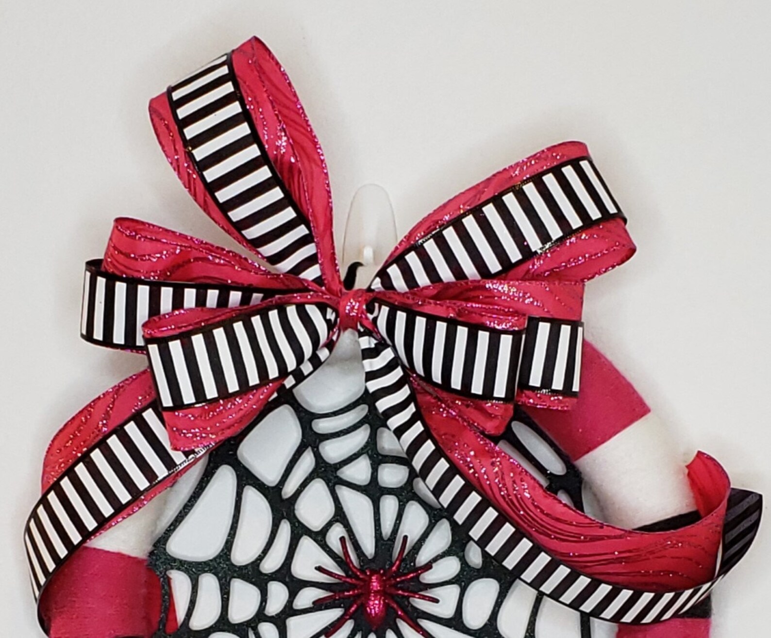 Spider Web Wreath Door Hanger Wall Hanging Decor Dorm - Etsy