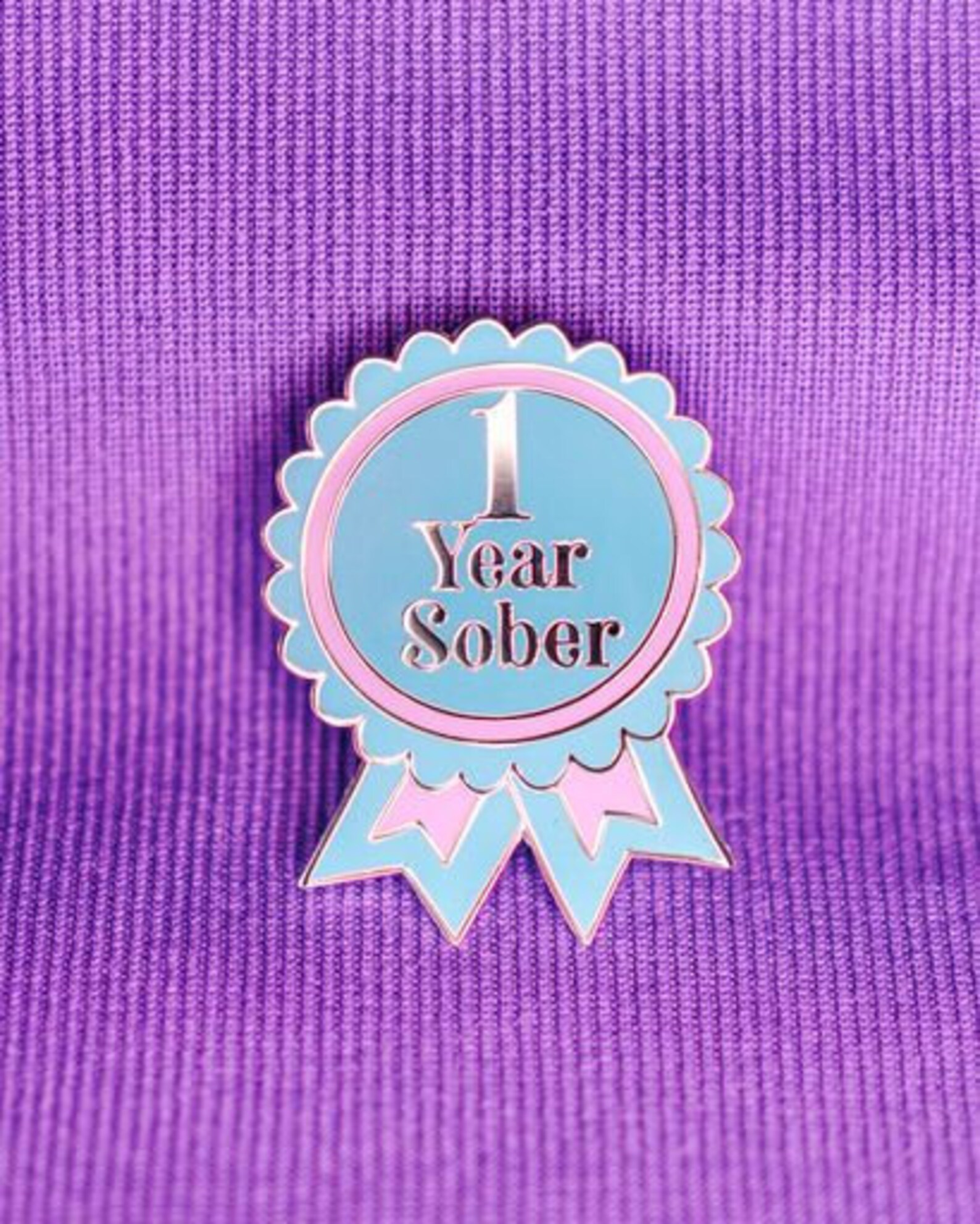 1 Year Sober by Sober Girl Society Pin | Etsy