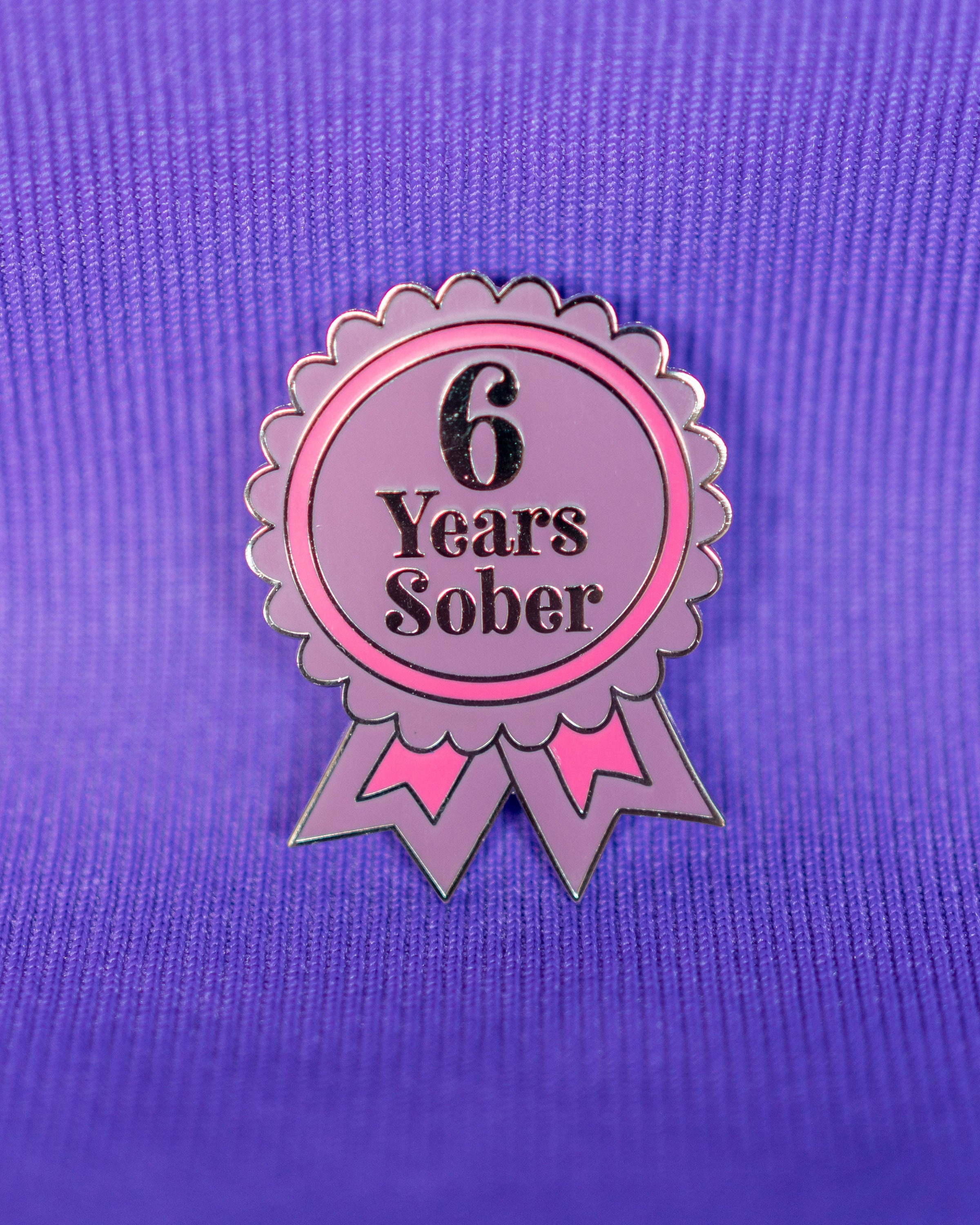 6 Years Sober by Sober Girl Society Pin - Etsy