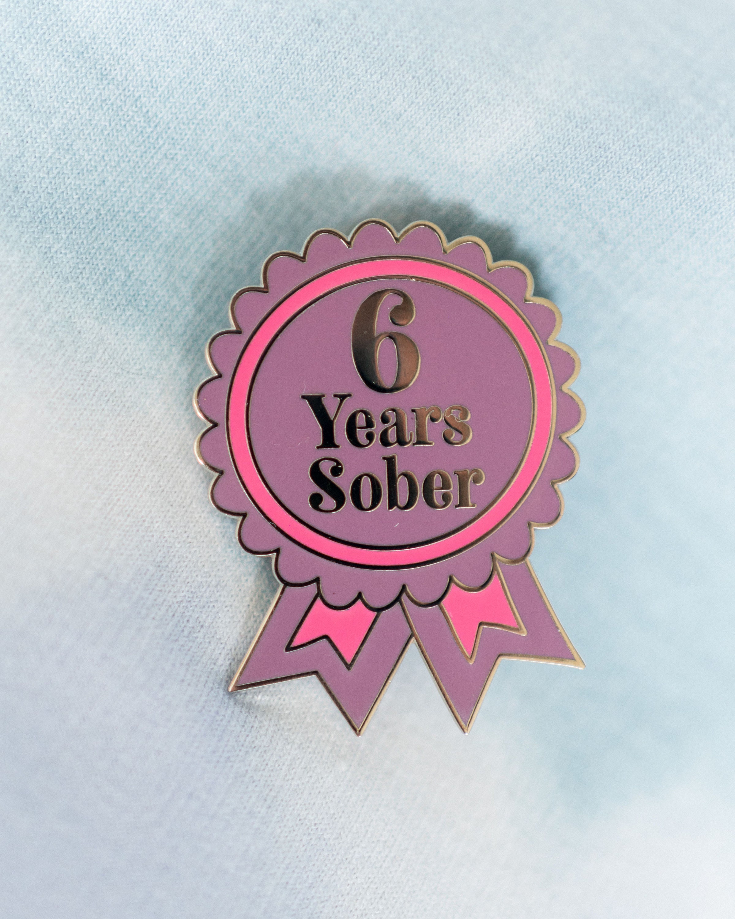6 Years Sober by Sober Girl Society Pin - Etsy
