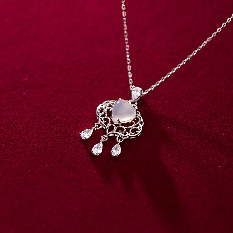 Wish Longevity Longeval Lock Chinese Traditional Gift 925 | Etsy