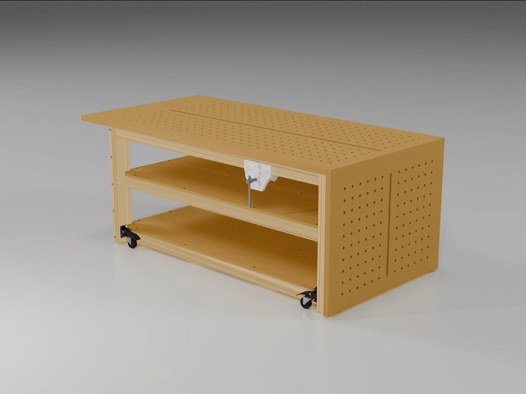 4x8 Dog Hole Workbench Instruction - Etsy