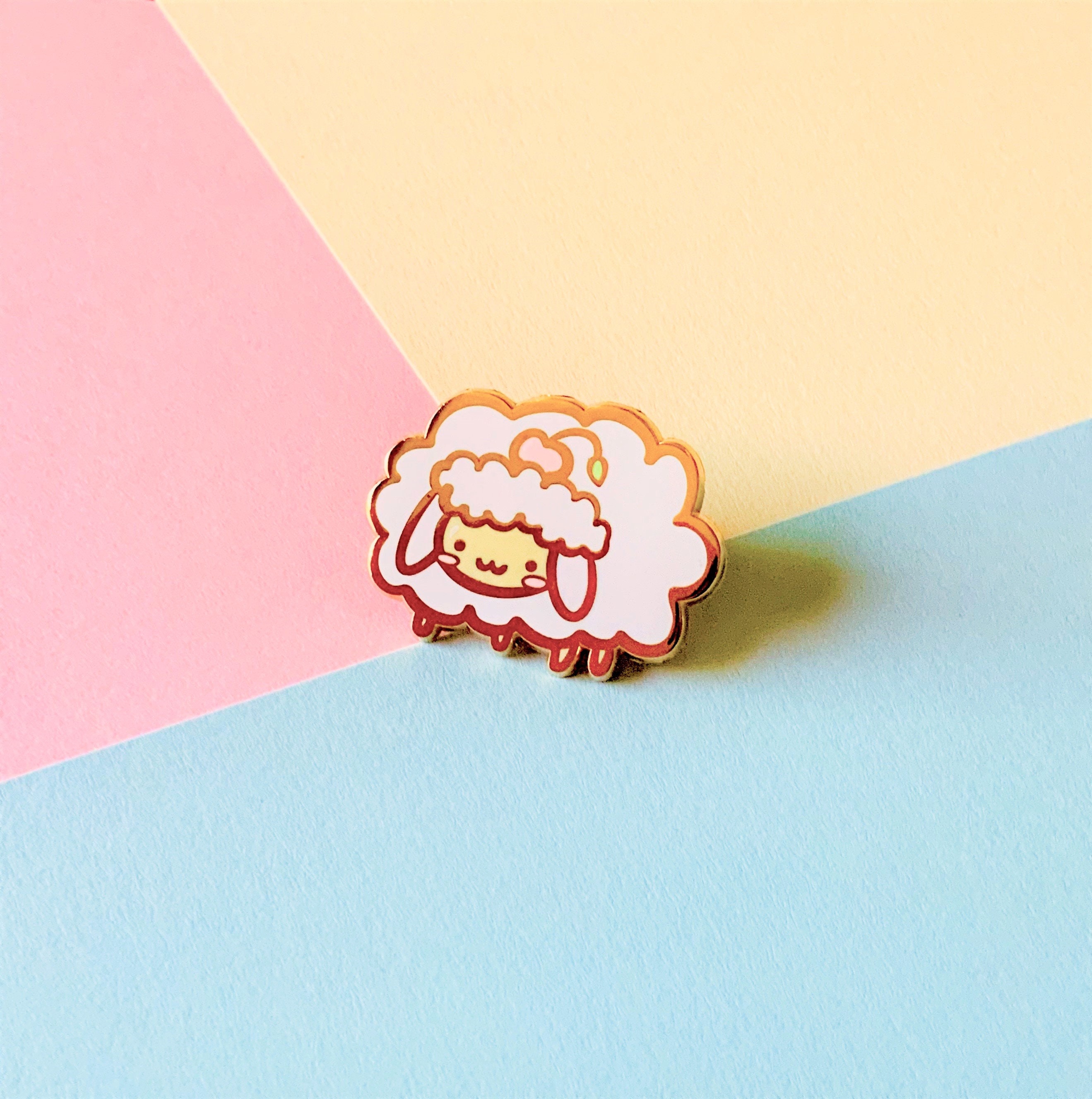Cheri the Sheep Enamel Pin - Kawaii Sheep Pin - Cute Sheep Pin - Etsy