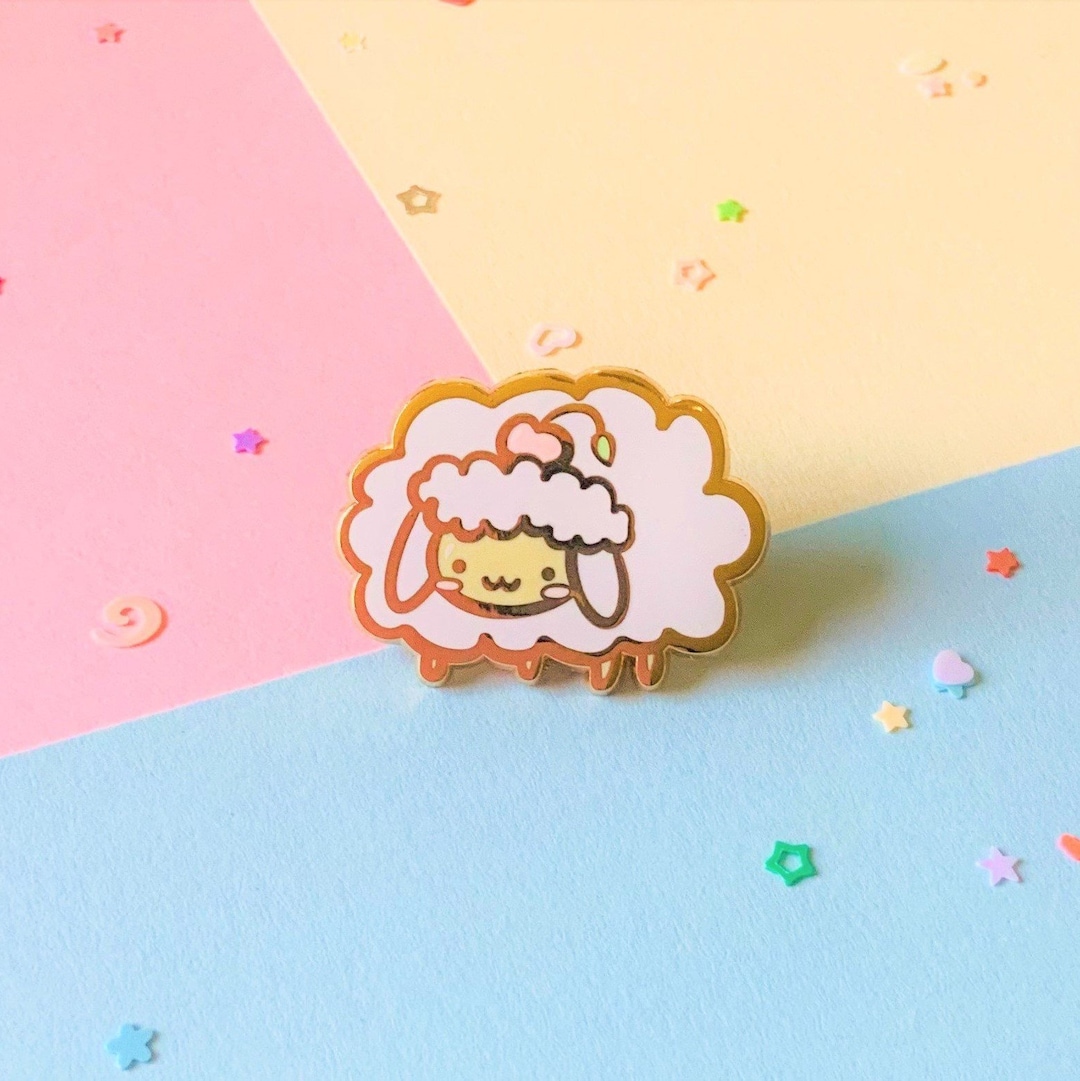 Cheri the Sheep Enamel Pin - Kawaii Sheep Pin - Cute Sheep Pin - Etsy