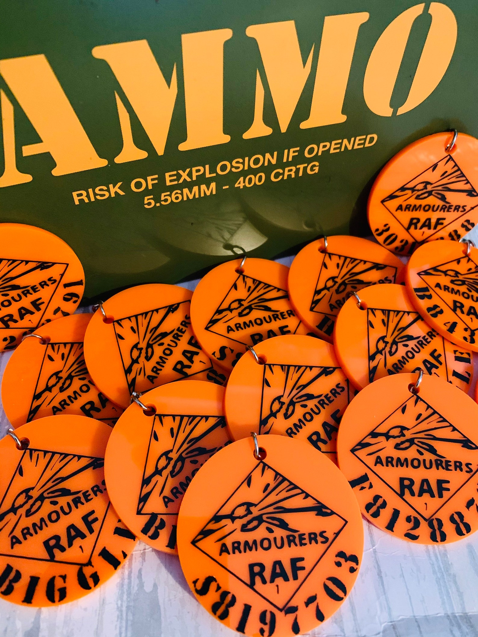 RAF Armourer Keyring Military Royal Air Force For him gift | Etsy