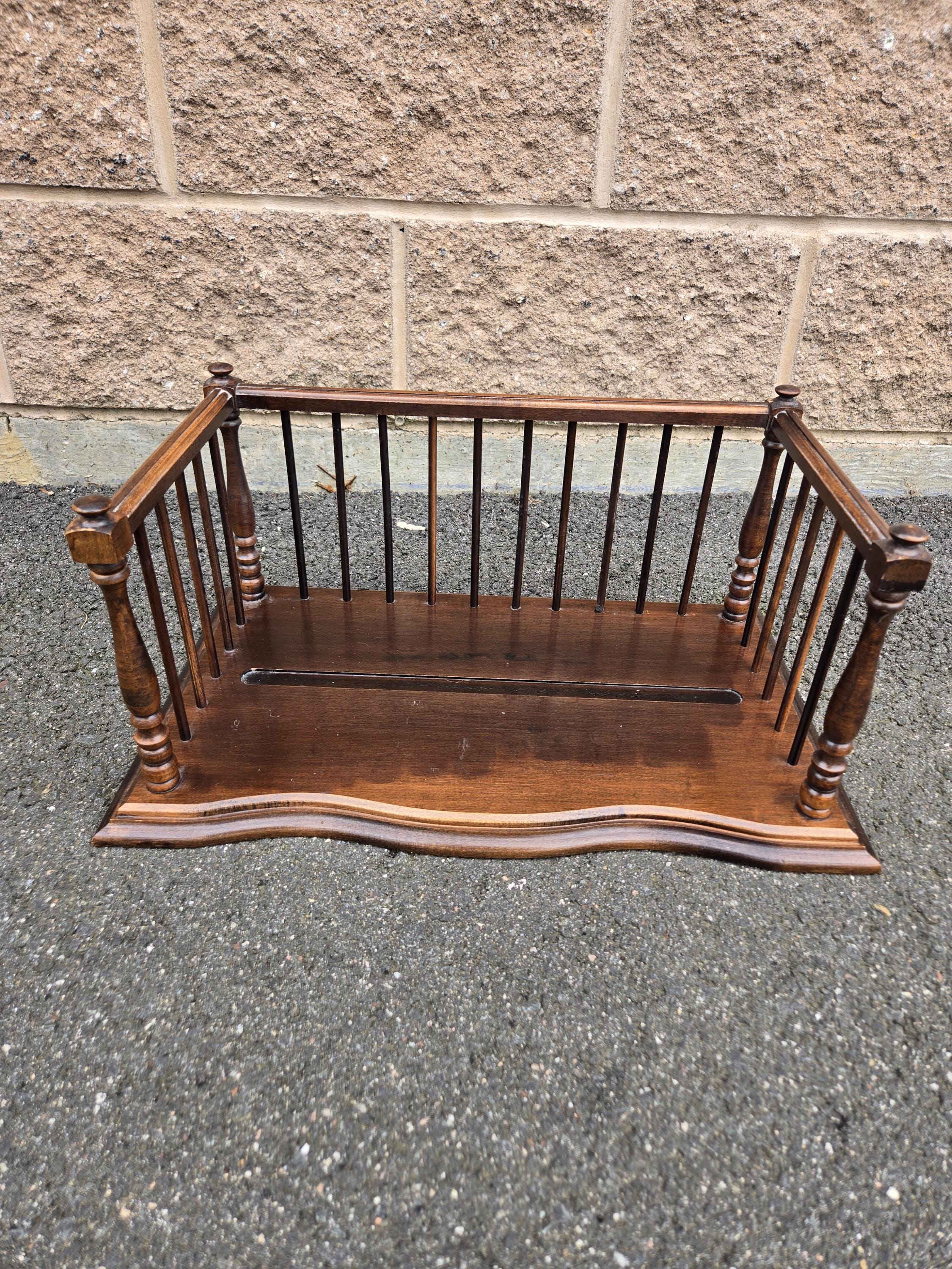 Vintage American Heritage Fiddle Rail Book Rack 18.5ʺW × 12ʺD × 8.5ʺH ...