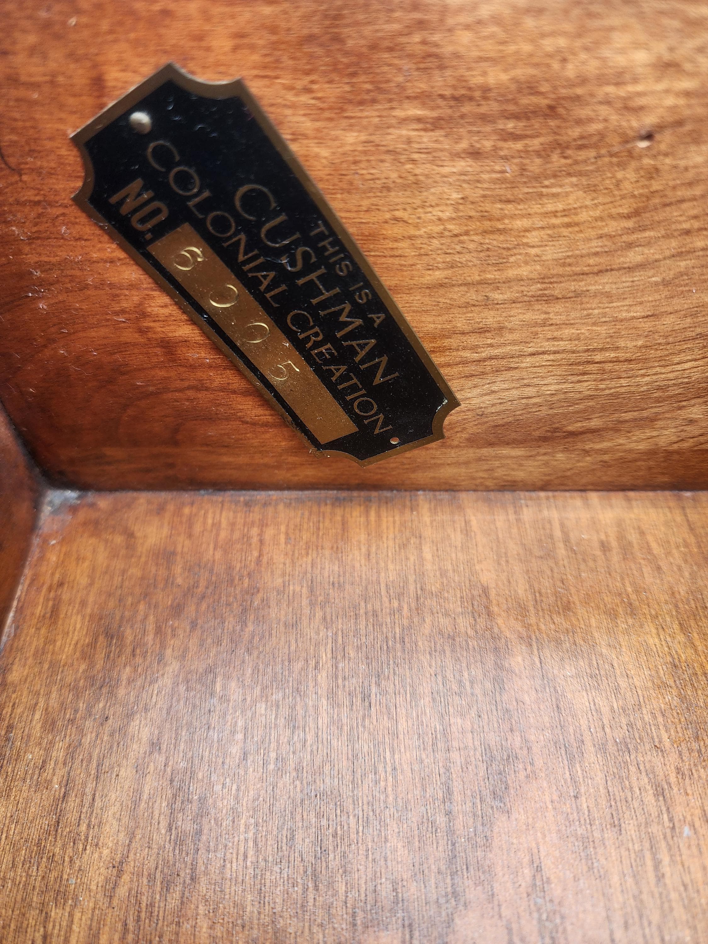 Vintage Pre War Cushman Colonial Creations Maple End Table Console ...