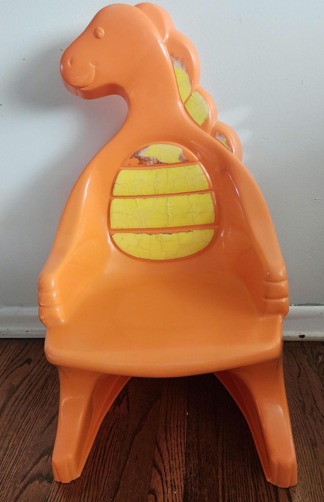 Vintage Syroco Dinosaur Kids Plastic Chair 30" H by 18"w by 17"d - Etsy