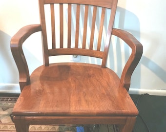 Restored Gunlocke 1940 Library Chair Etsy
