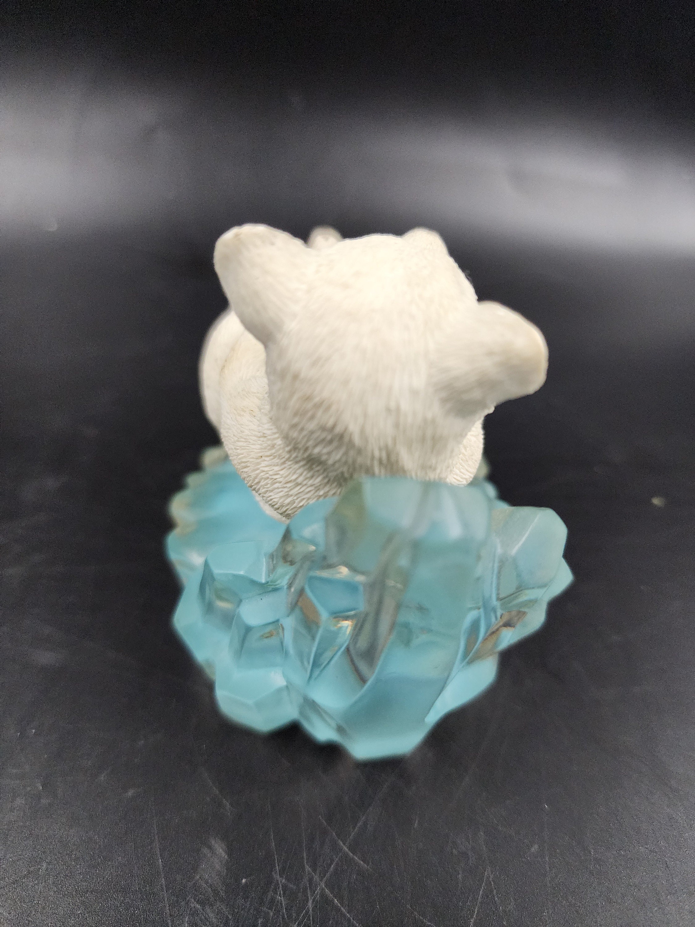 Vintage Resin Wolf Dog Paper Weigh Hamilton Collection Artic Cool Slide ...