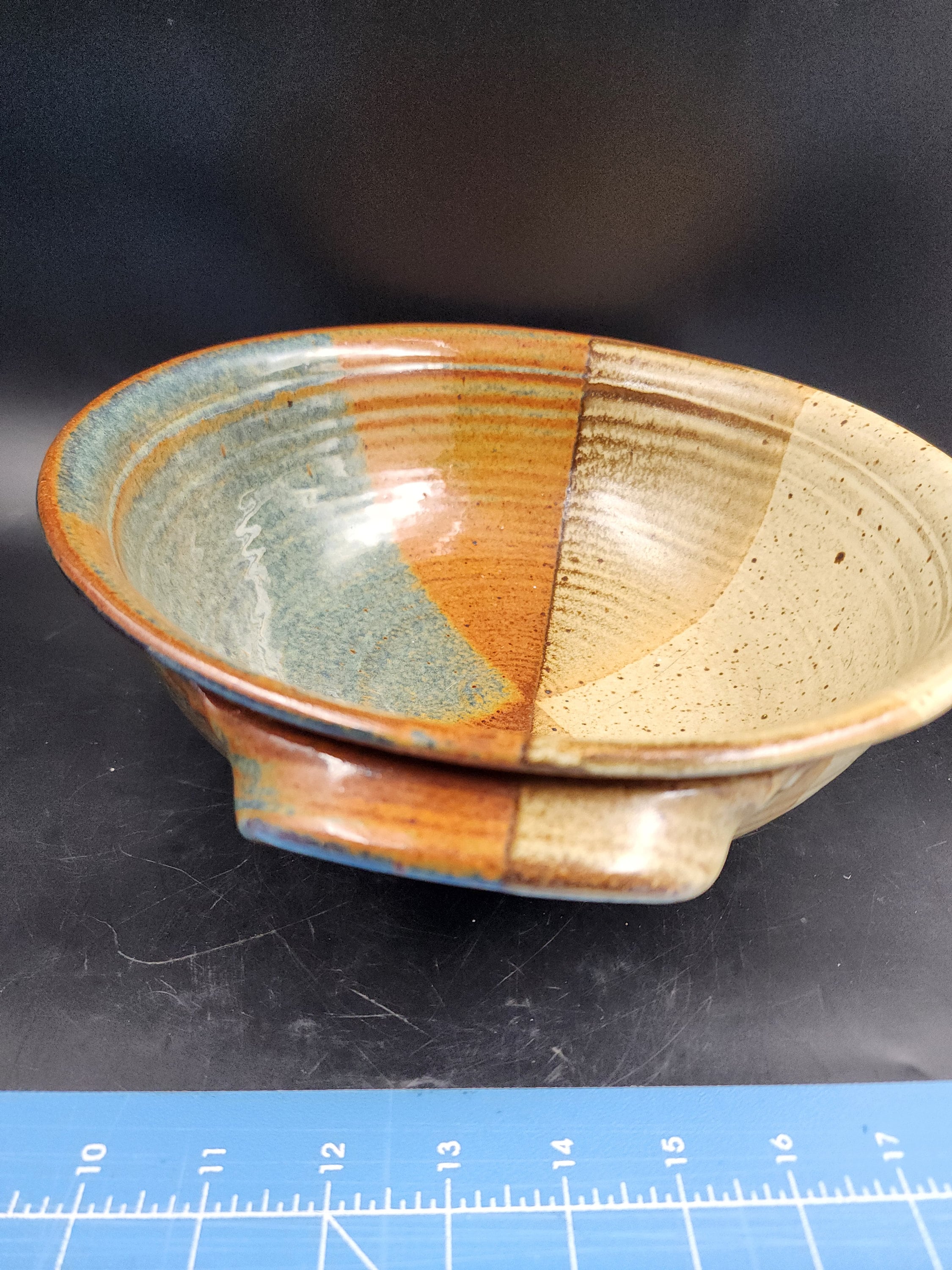 Vintage HP Hanselmann Pottery Bowl Corrales NM 11 Inch Dia 4" Tall ...