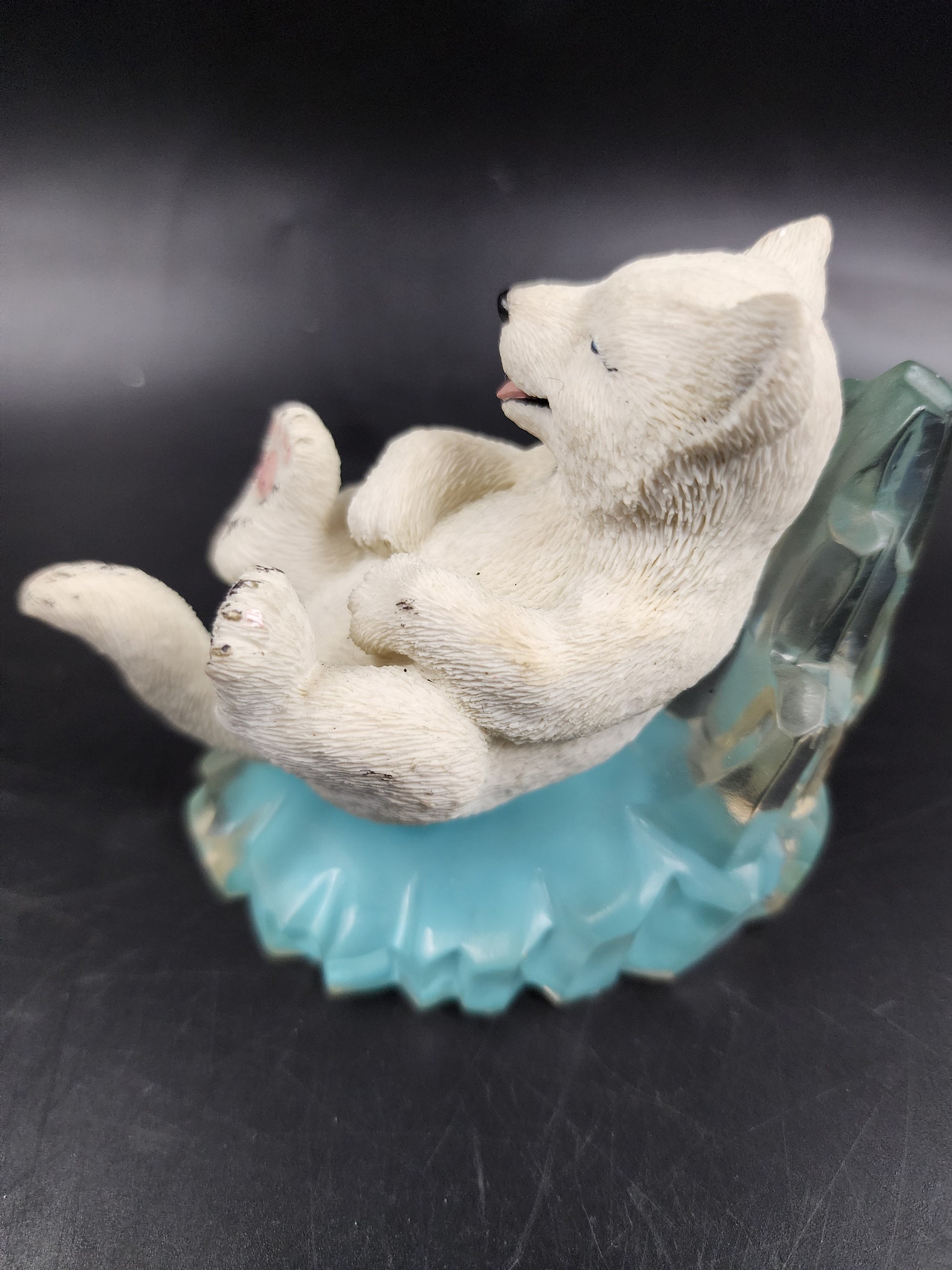 Vintage Resin Wolf Dog Paper Weigh Hamilton Collection Artic Cool Slide ...