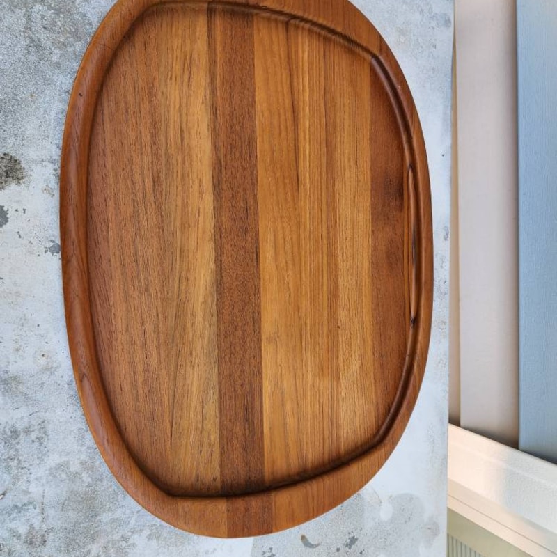 Teak Serving Tray - Etsy