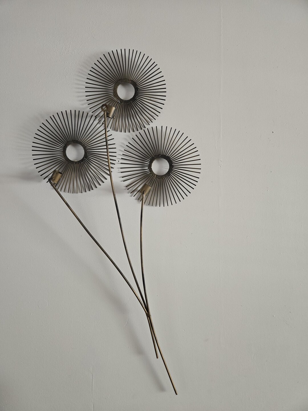 43 Inch William&bruce Friedel MMC Brutalist 3 Sunflower Metal Sculpture ...