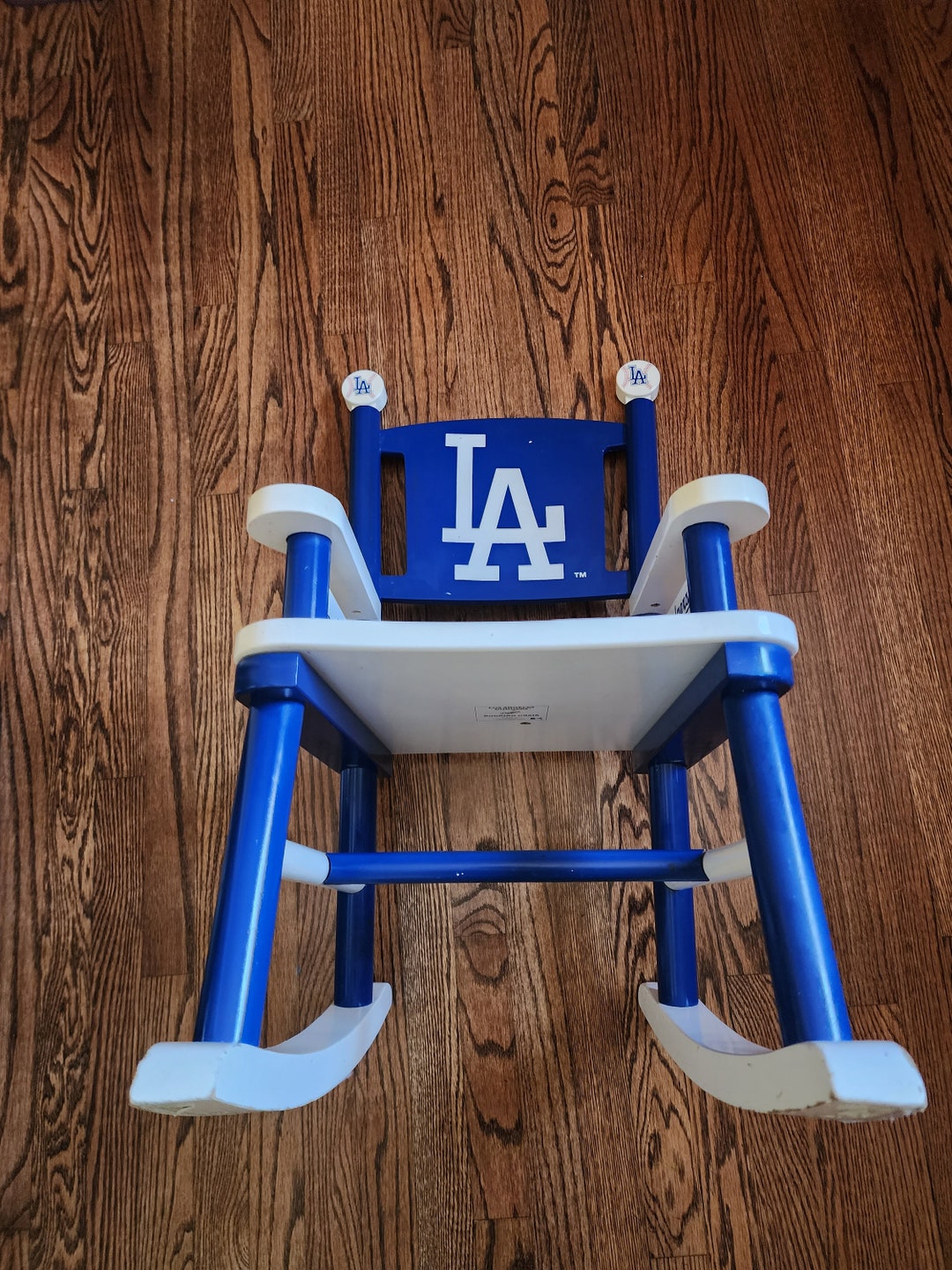 Baseball Kids Rocking Chair LA Dogers by Danbury Mint - Etsy