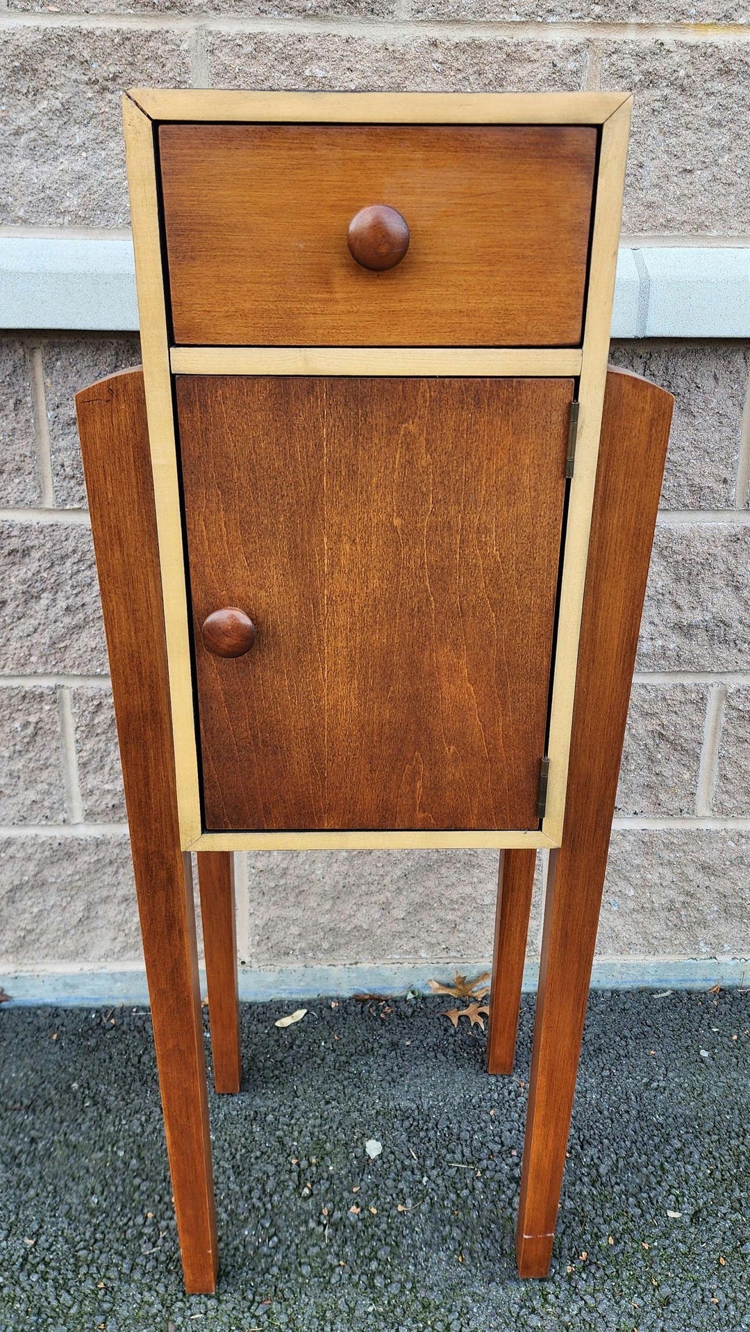 Ethan Allen Storkie Art Deco Style Cabinet 42in Tall 16in Wide 12in ...