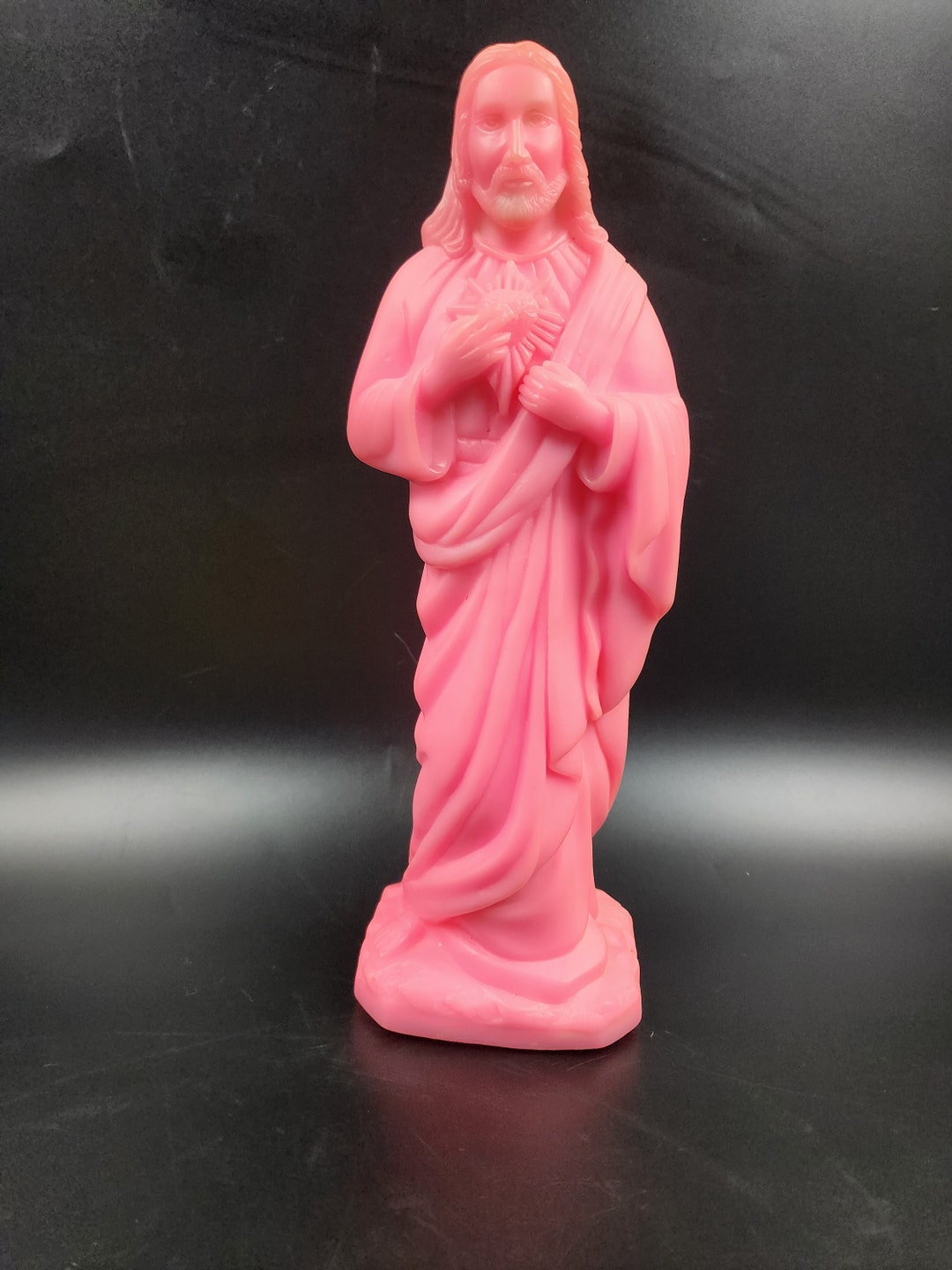 Answer Me Jesus Statue Pink Plastic Magic 8 Ball What Would Jesus Do 11 ...