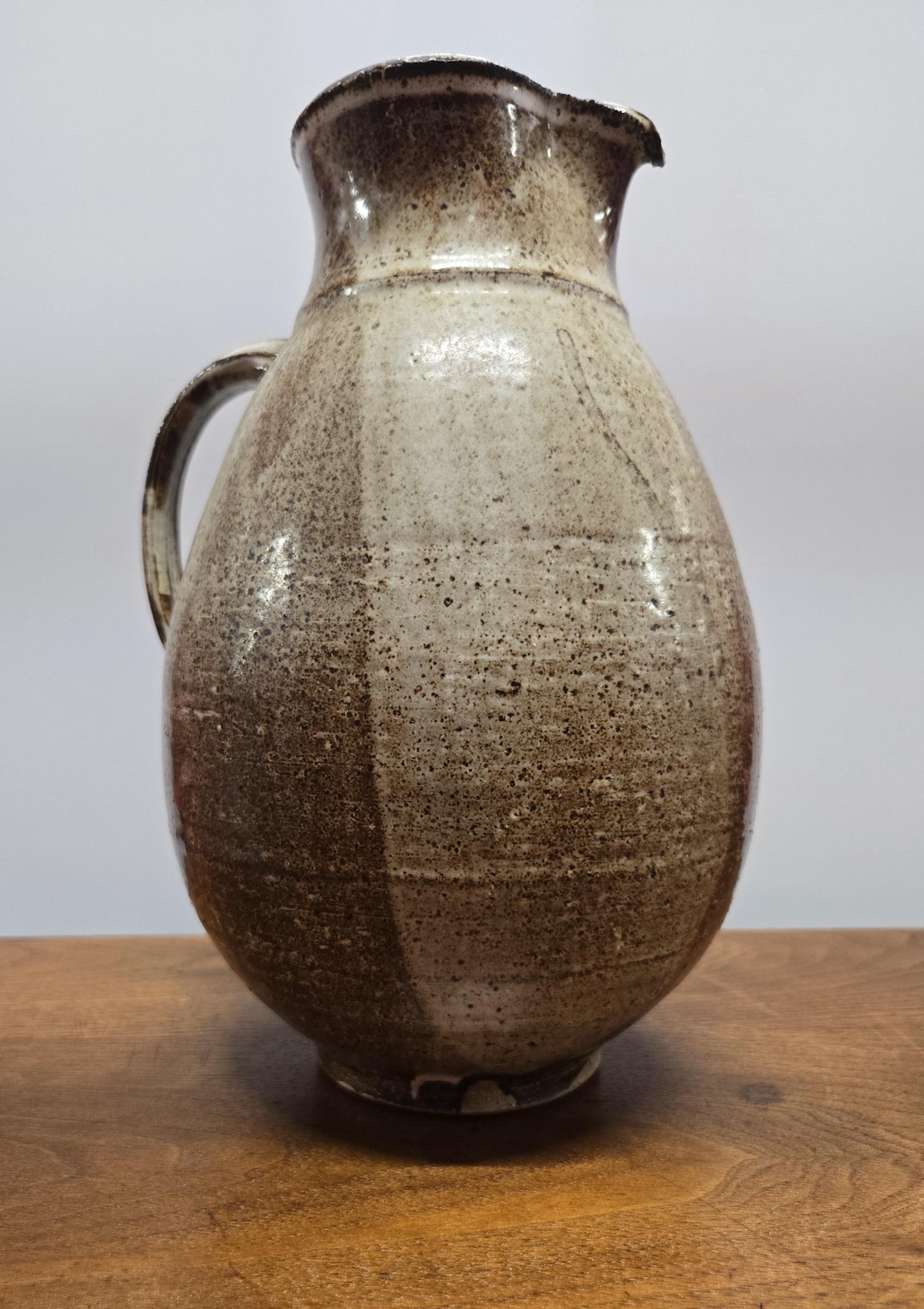 Mid Century Modern Don Reitz? Style Jug Water Pitcher Art Pottery ...