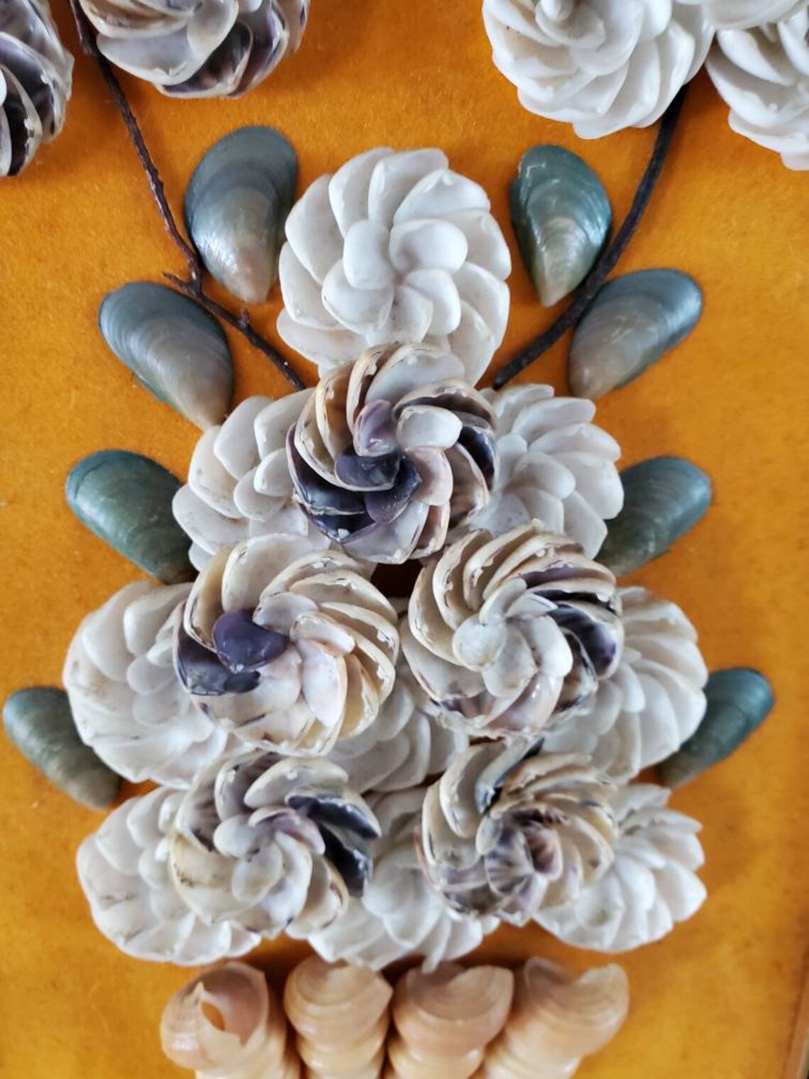 Mid-century Modern Shell Art Wall Decor - Etsy