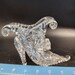 Vintage Cut Crystal Glass Boot 6" Long 4" Tall - Etsy
