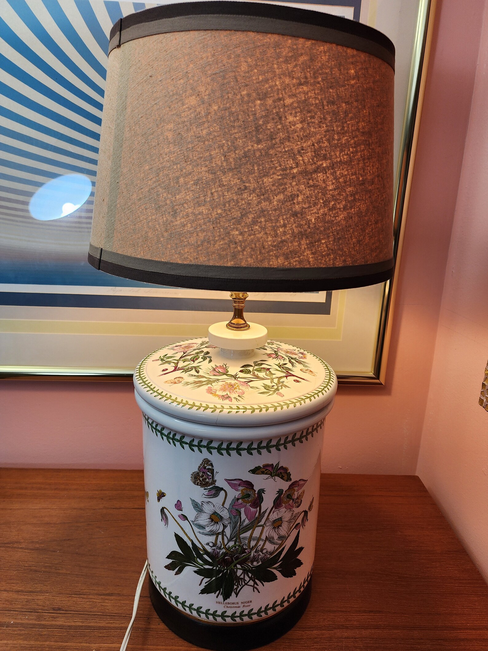 Vintage Kaiser Kuhn Portmeirion Botanic Garden Ceramic Table Lamp 29 ...