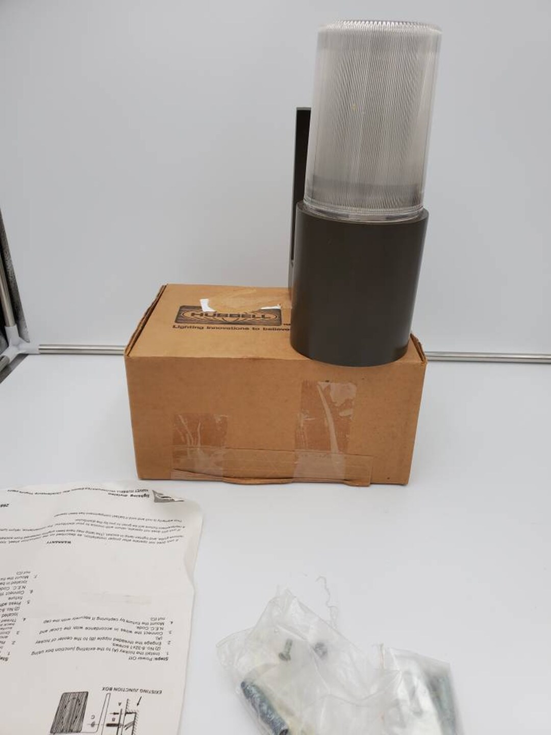 Vintage Hubbell Lighting Industrial Lighting Outdoor Indoor Metal ...