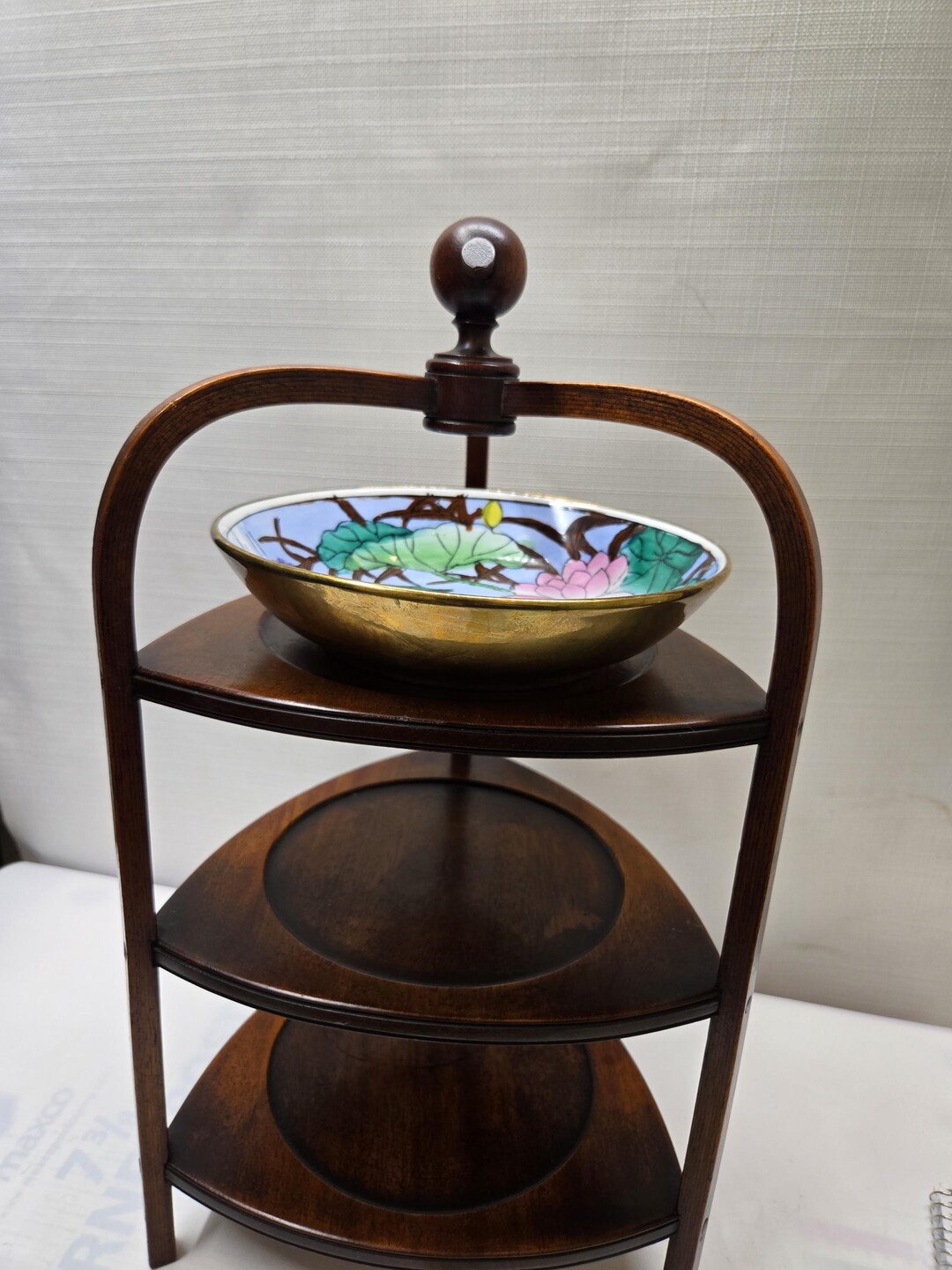 Vintage Three Tier French Cake Petifore Table Top Dessert Display Plate ...