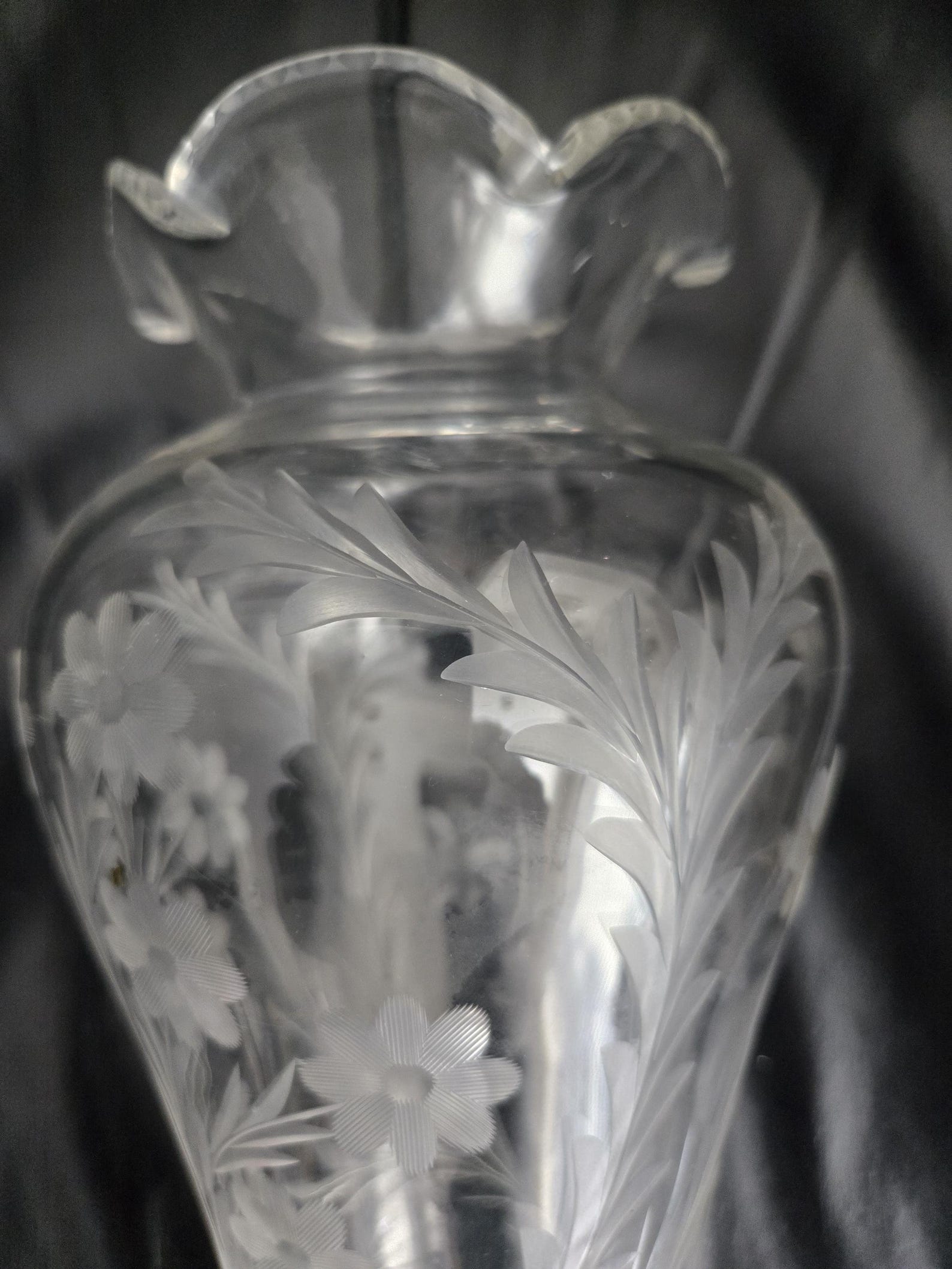 Antique American Brilliant Period Cut Glass C1880-1900 Glass 10" Light ...