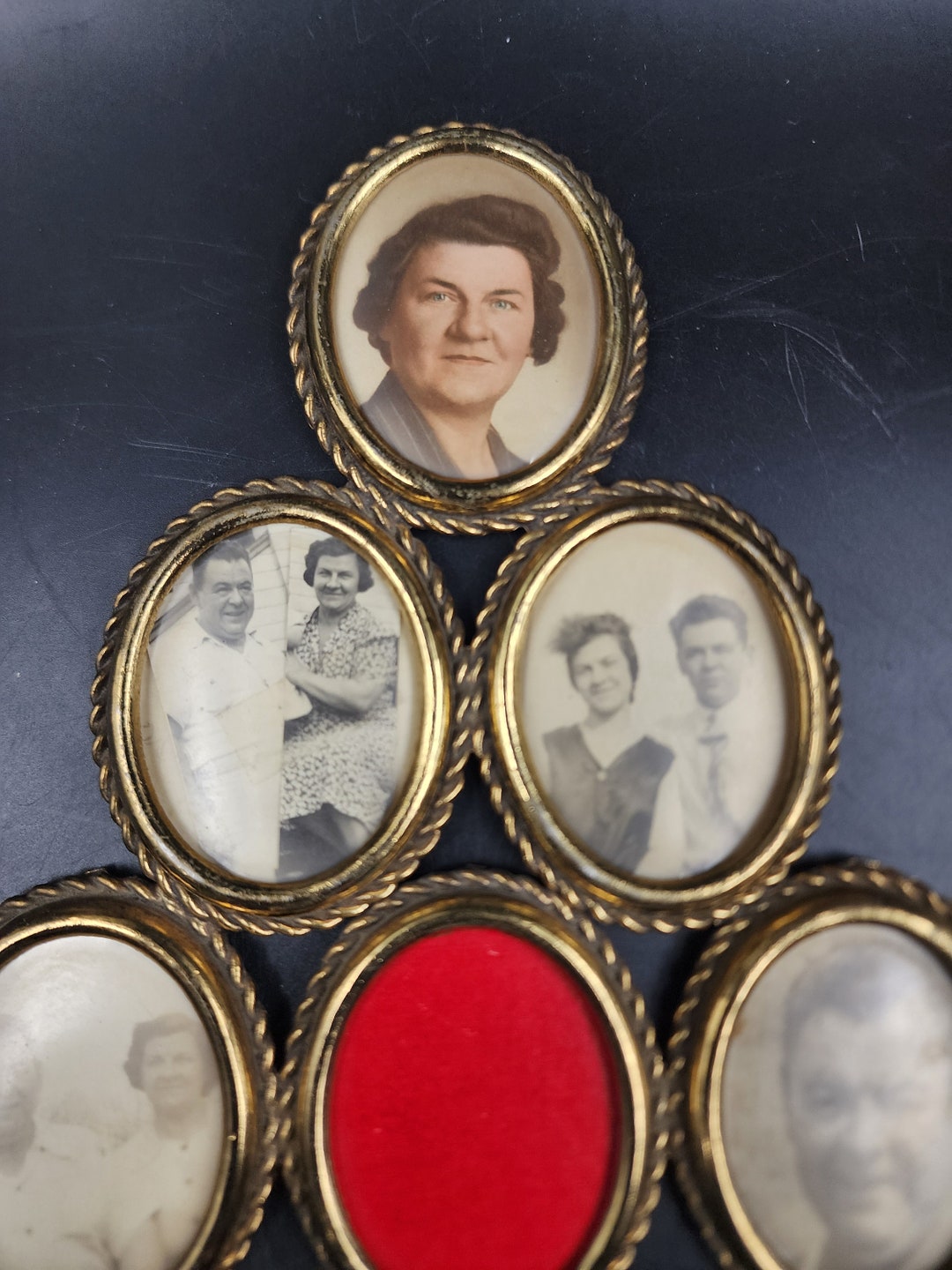 Levi Original Six Oval Stack Brass Picture Frame 8x7 2.5x2 Oval - Etsy