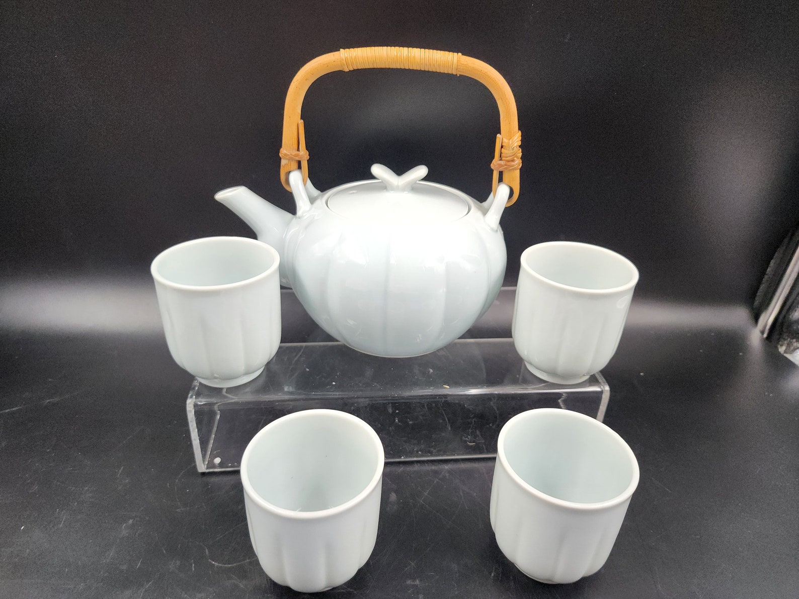 FF Japan Teapot Set Fitz and Floyd Light Blue 4 Tea Cup Butterfly - Etsy