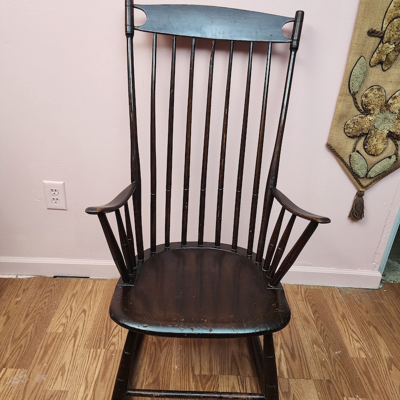 Wingback Rocking Chair - Etsy