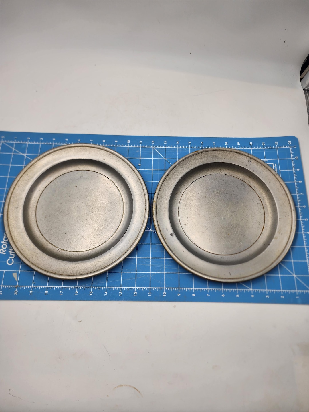 Vintage Collectible STEDE Pewter Dinner Plate About 10" C1920 Pre War ...