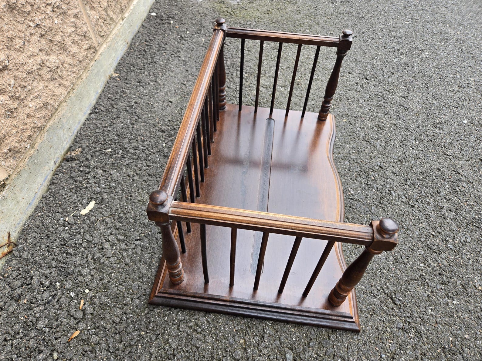 Vintage American Heritage Fiddle Rail Book Rack 18.5ʺW × 12ʺD × 8.5ʺH ...