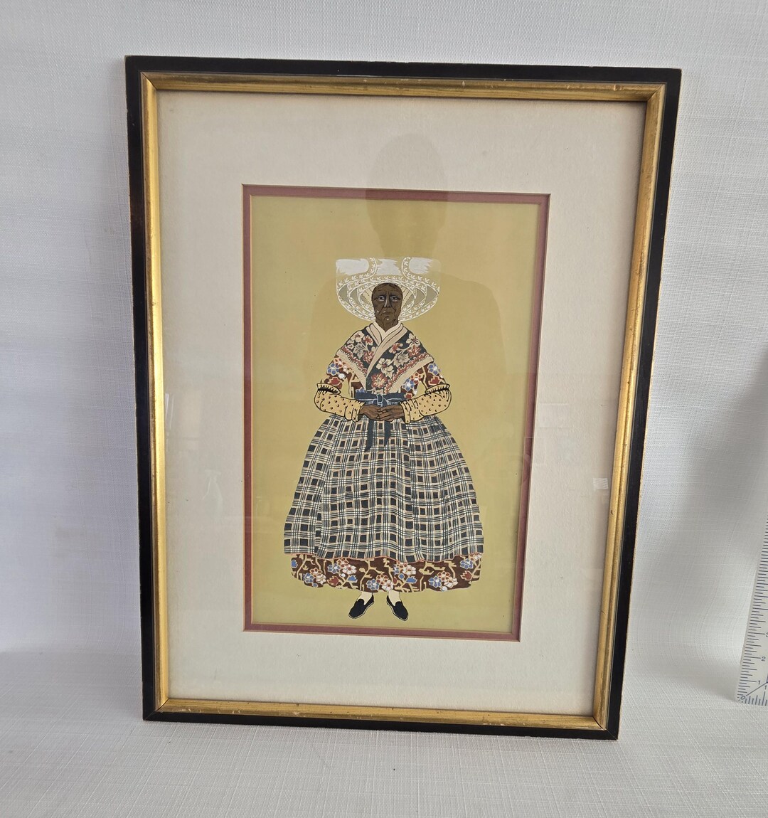 Vintage Lithography Old Woman of St. Onge by Elizabeth Whitney Moffat ...