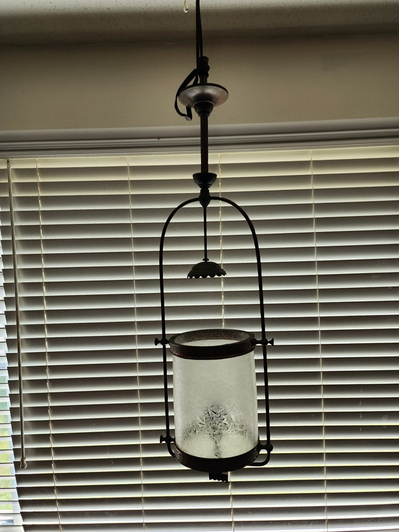 Antique American Aesthetic Movement Gas Light Chandelier Ceiling Light ...