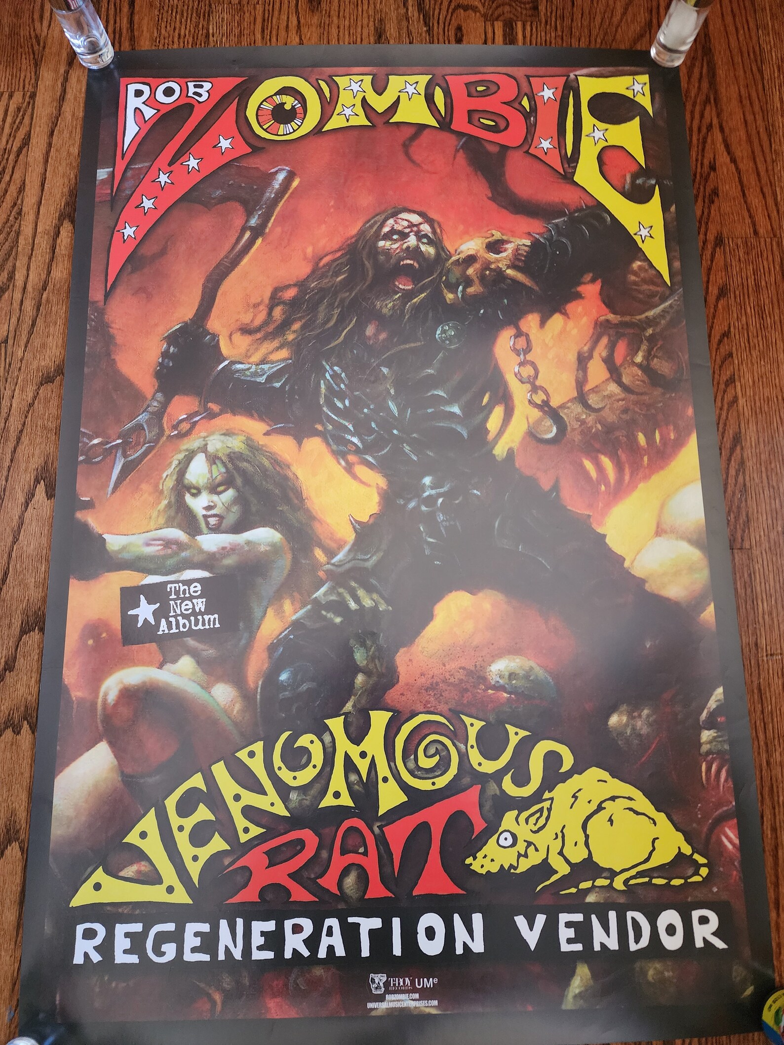 Rob Zombie Poster 36x24 "Vinyl Ratte Venom - Etsy.de