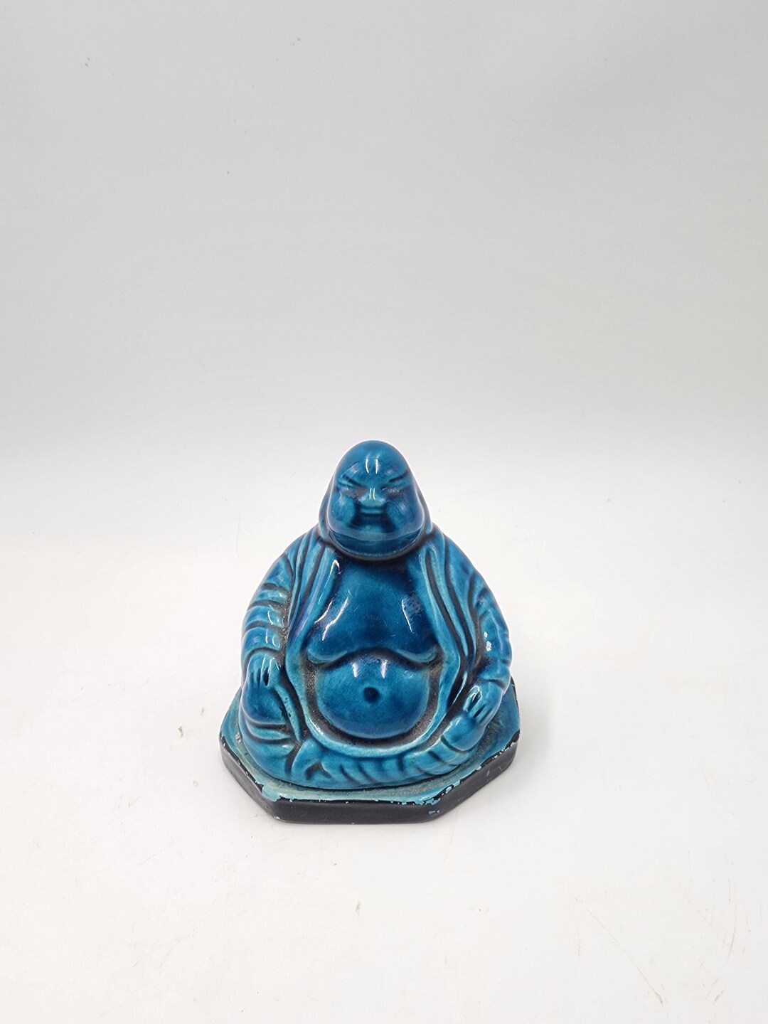 Mid Century Modern C.A O'doro Venezia Batossi Blue Italy Buddha ...