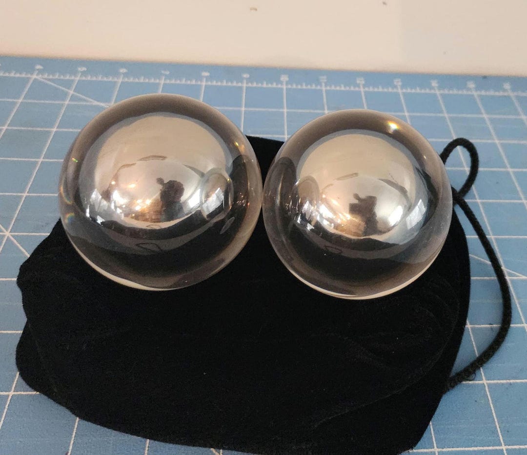 FUSHIGI Magic Gravity Ball Metal and Acrylic 3in Orb - Etsy