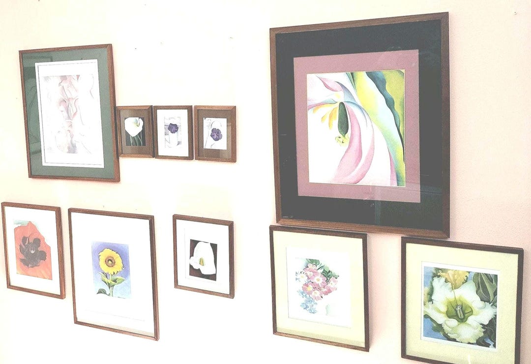 Teak Picture Frame Mid Century Modern Rectangle Teak Frames Collages ...