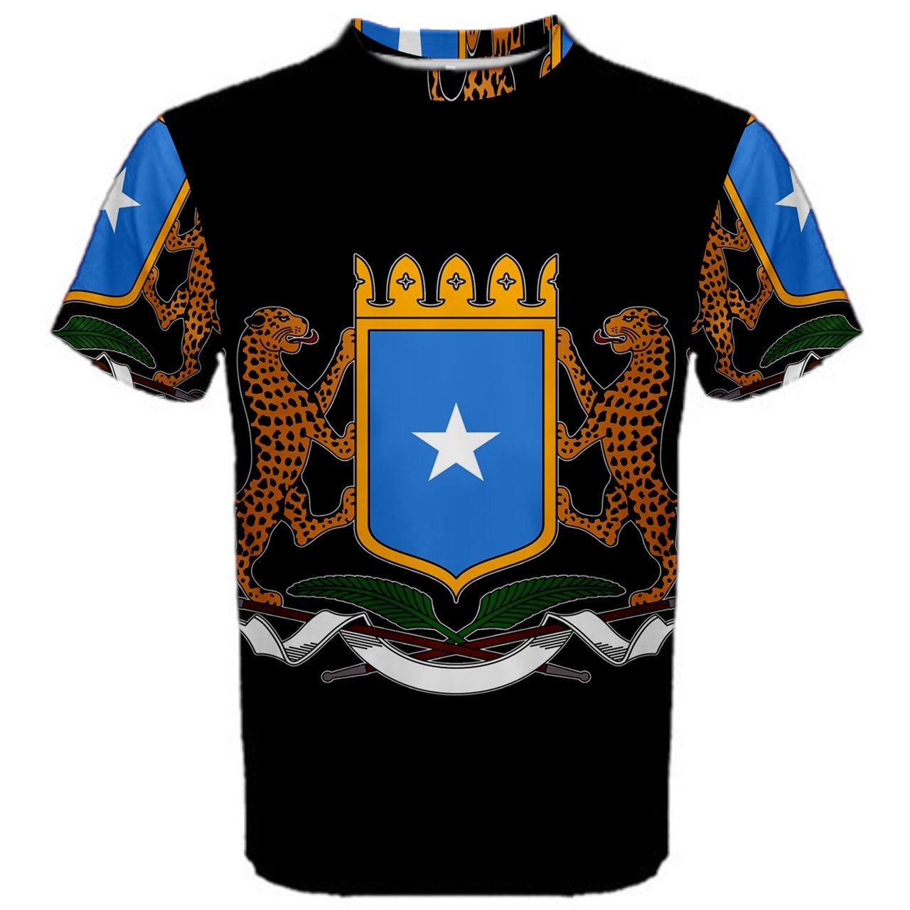 New Somalia Coat of arms Sublimated Men's Sport Full print | Etsy