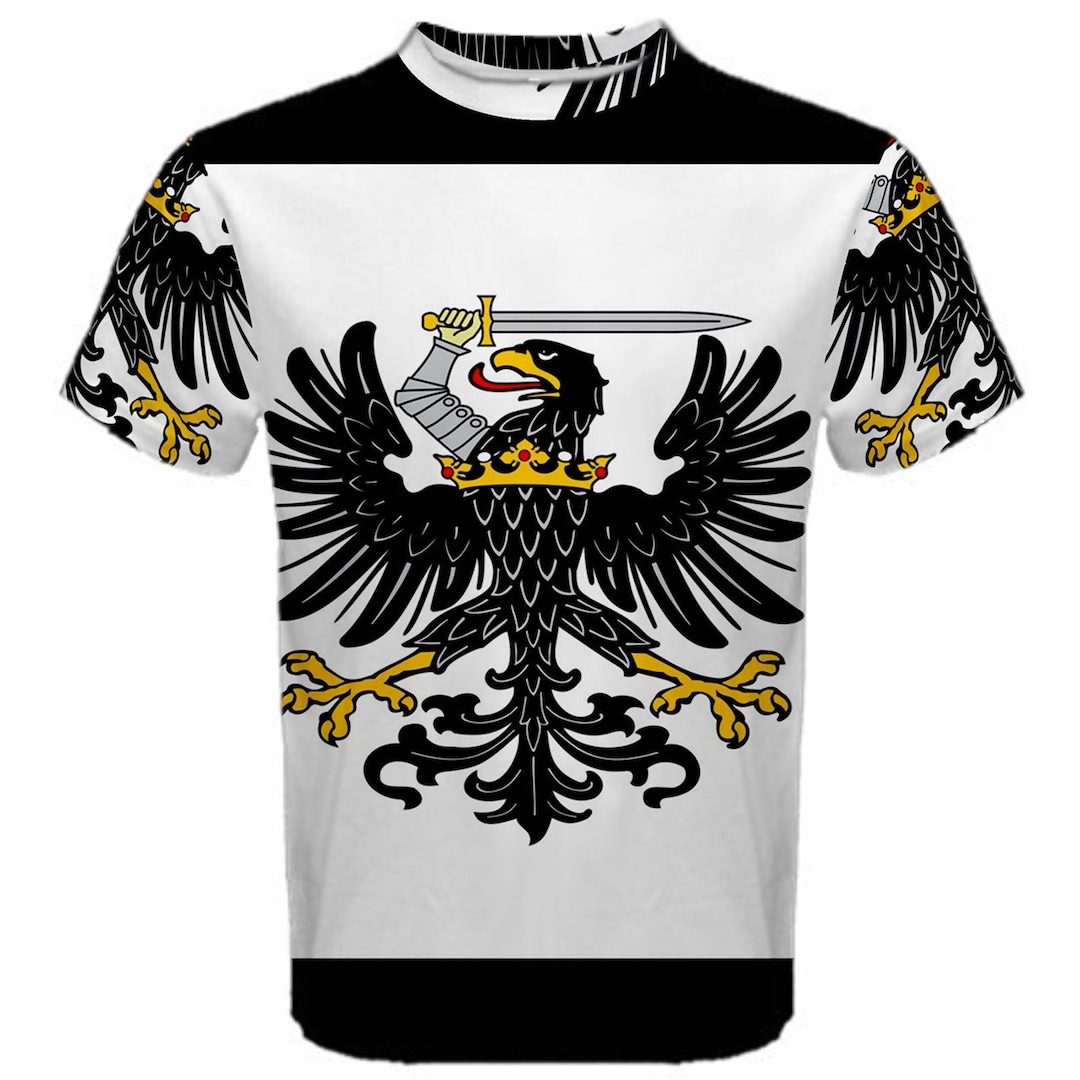 New Prussia Prussian Flag Sublimated Men's Sport Full - Etsy
