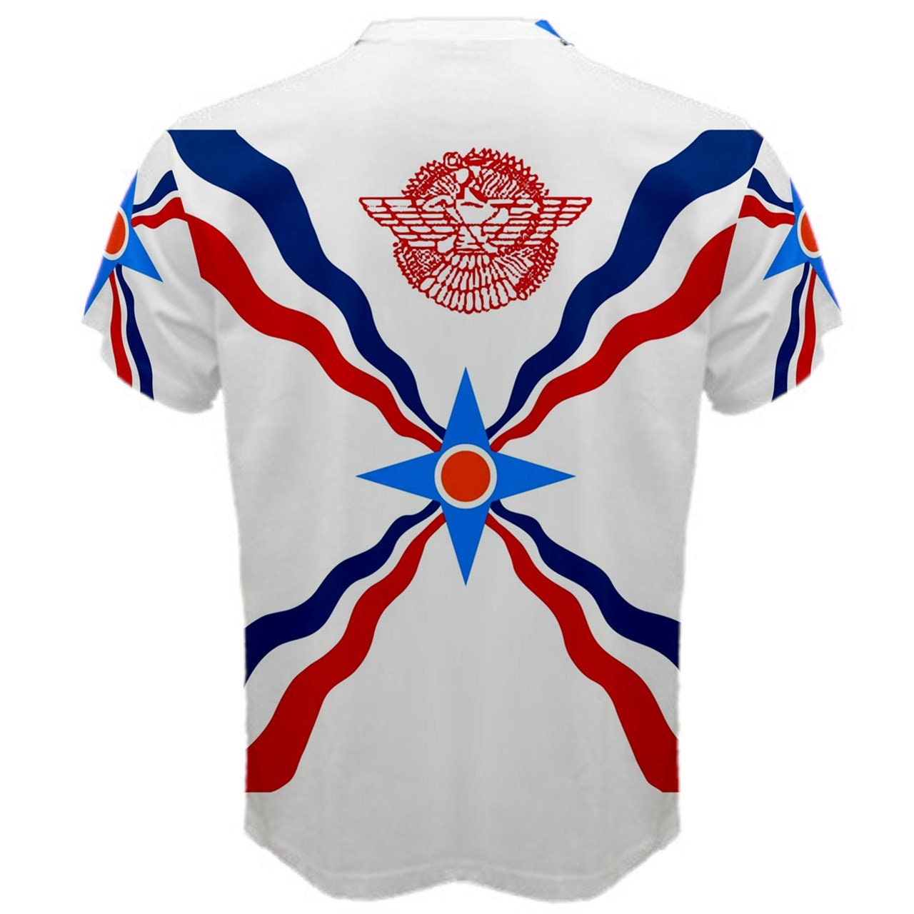New Assyria Assyrian Flag Sublimated Men's Sport Full | Etsy